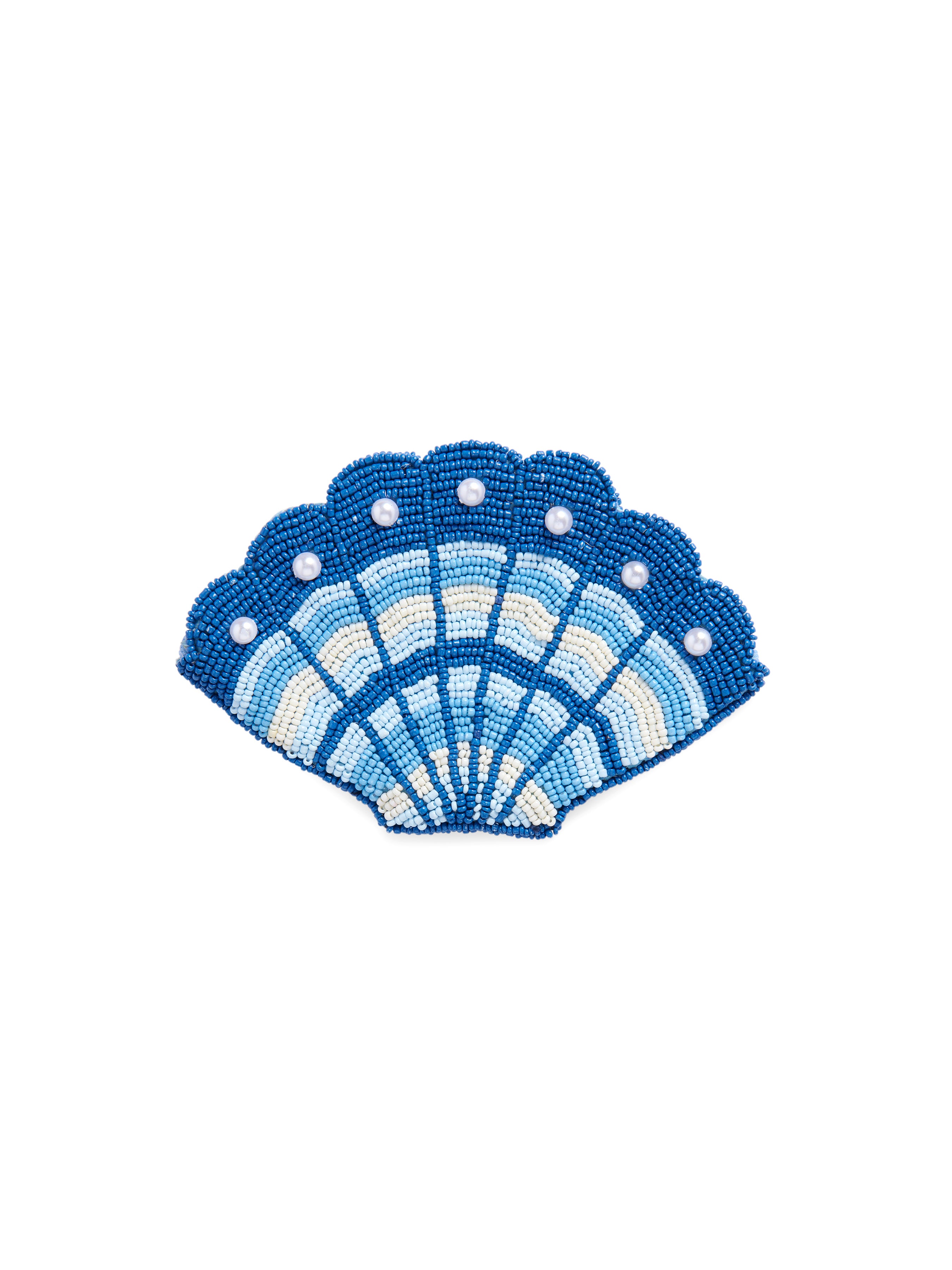 Shiraleah Aurora Shell Coin Purse, Blue